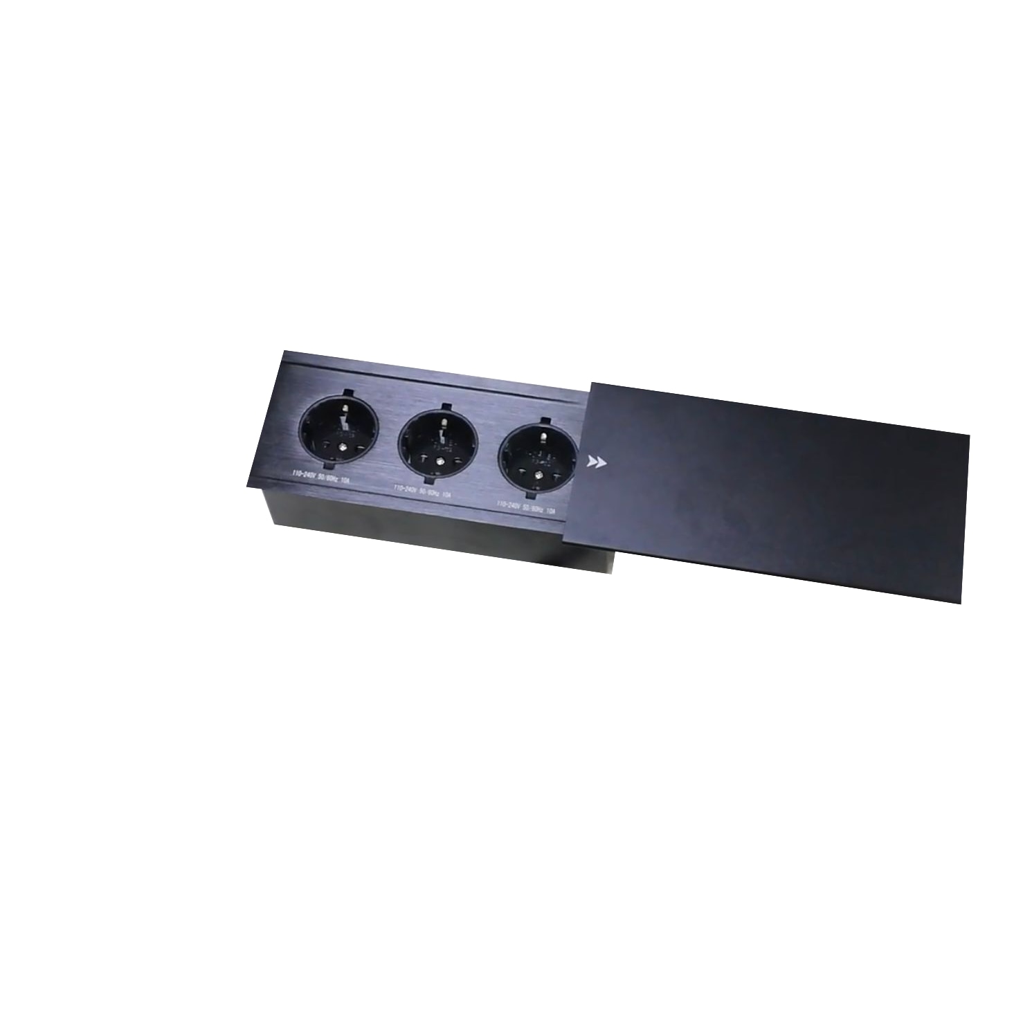 Priza tripla incorporabila in blat, MOGODA, Birou sau Bucatarie, 3 ...