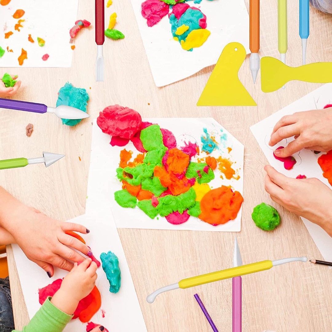 Set 9 Instrumente de modelat pentru cofetarie, Multicolor, 16 cm ...