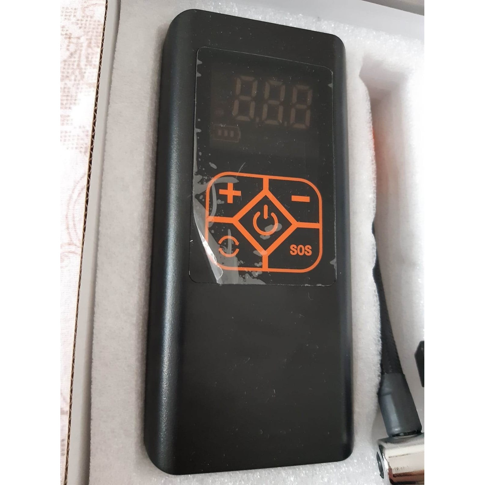 Compresor auto portabil Wireless, cu cablu de alimentare de 30 cm ...