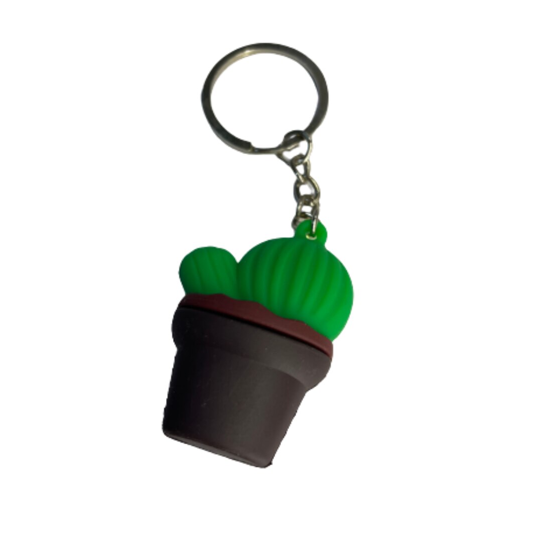 Breloc model Cactus, din cauciuc, pentru geanta sau chei, inaltime 4cm ...