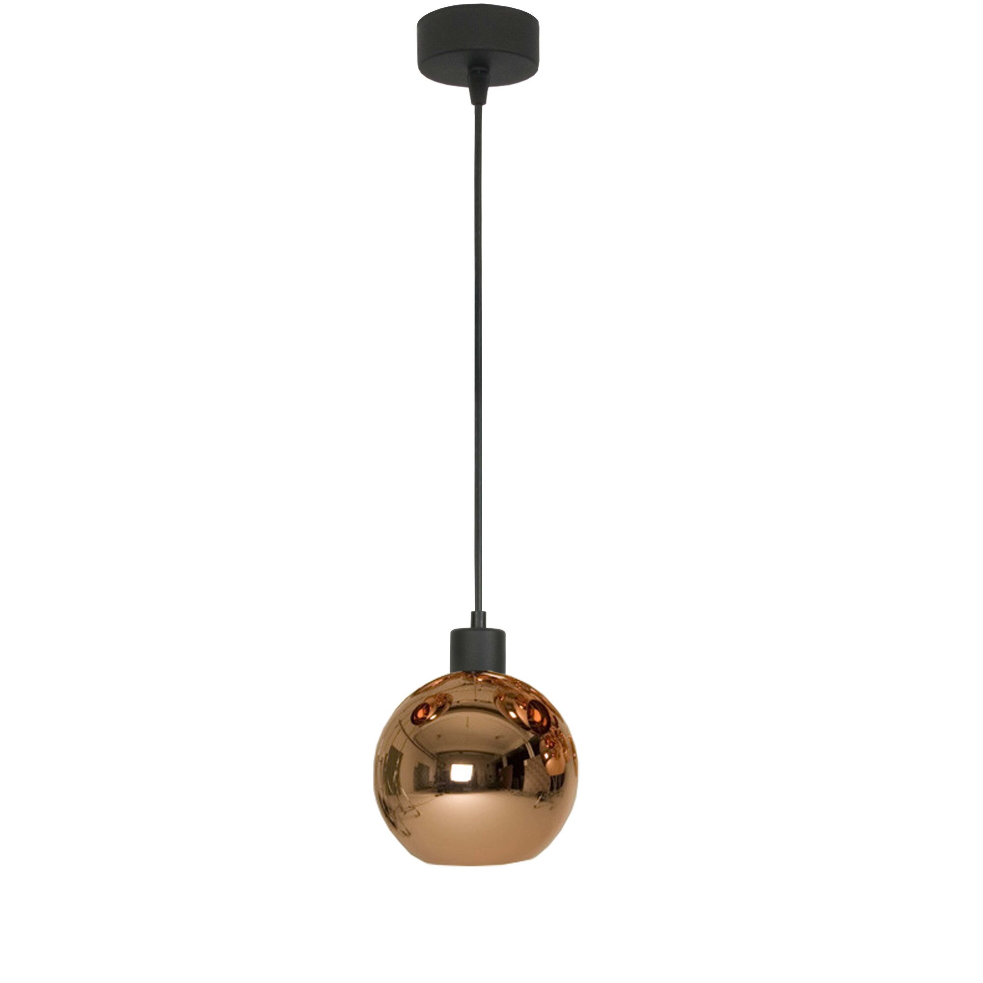 Lampa tavan Calibra, Edylit, Metal, 60 x 15 cm, Negru/Aramiu - eMAG.ro