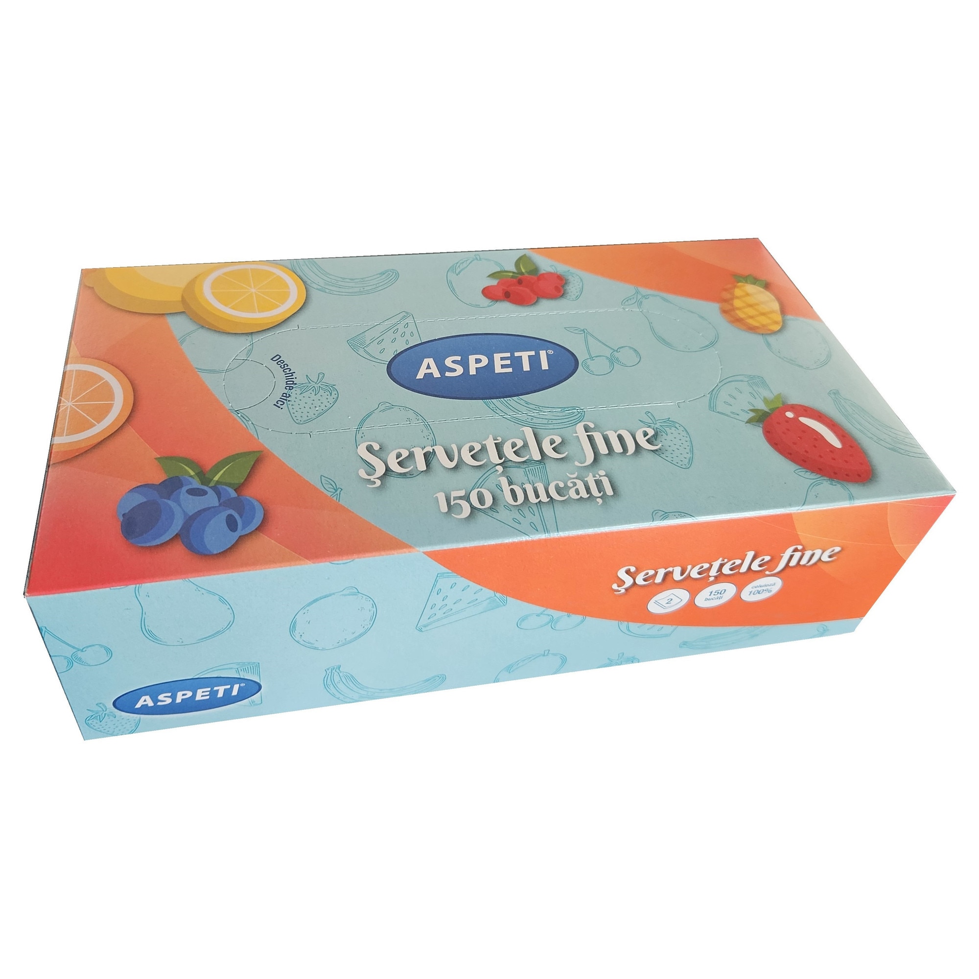 Set servetele la cutie, 2 straturi, 150 buc/cutie - eMAG.ro