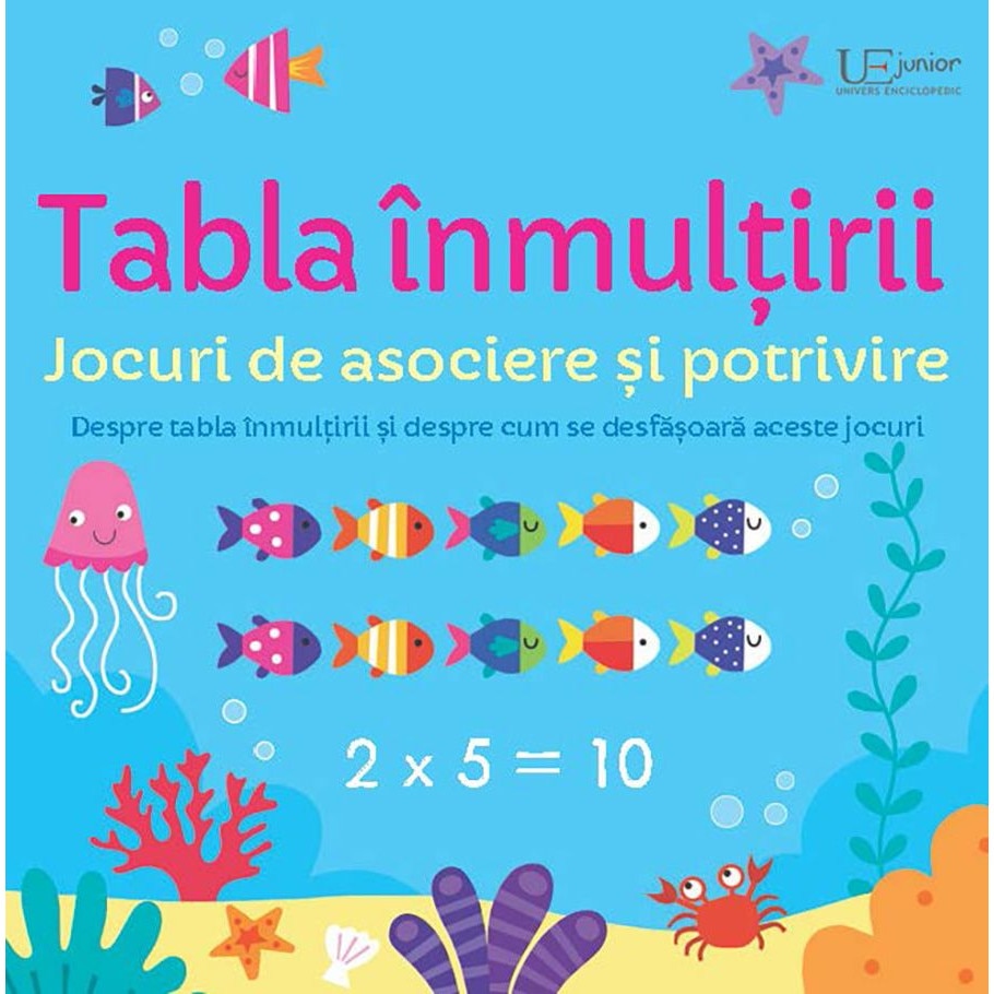 Jocuri de asociere si potrivire - Tabla inmultirii Usborne - eMAG.ro
