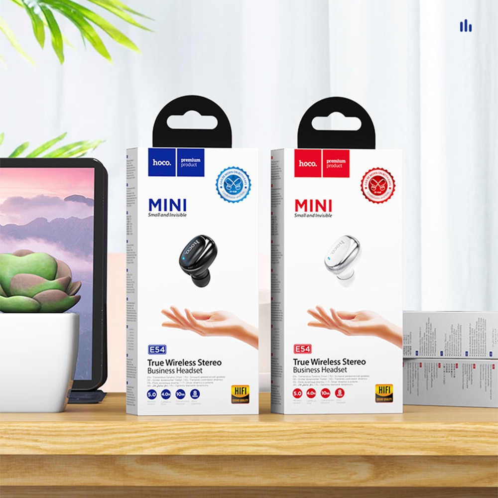 Casca Bluetooth 5.0, Hoco Mia Mini E54, Negru - eMAG.ro