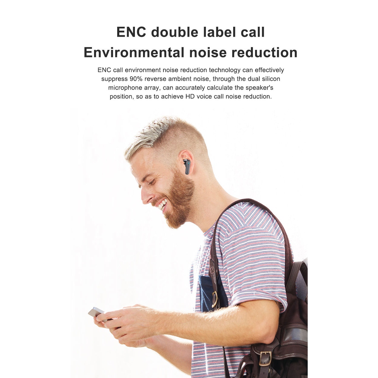 Bluetooth безжични слушалки XYLER, Bluetooth 5.3+EDR, QI зареждане, IPX5 водоустойчивост ...