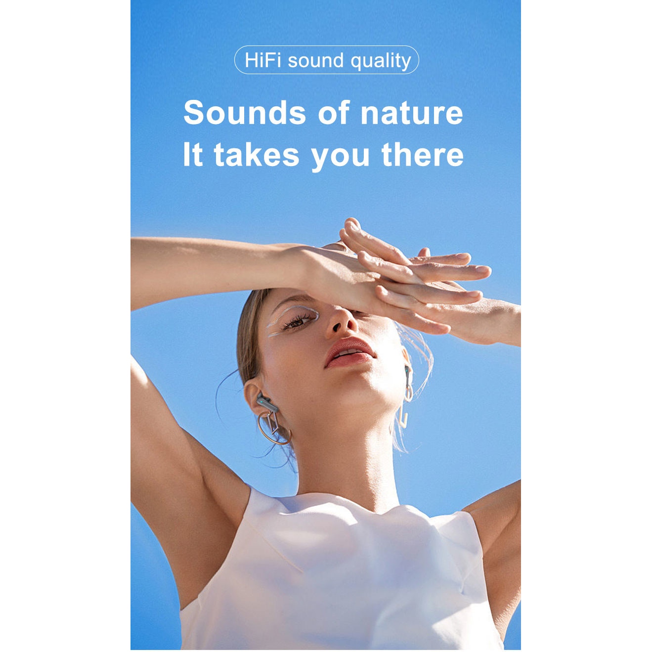 Bluetooth безжични слушалки XYLER, Bluetooth 5.3+EDR, QI зареждане, IPX5 водоустойчивост ...