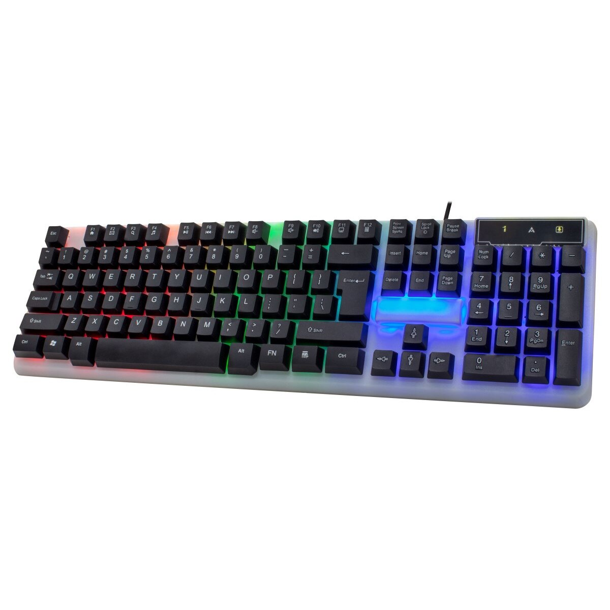 Set tastatura mouse, casti gaming, DENVER, RGB, Negru - eMAG.ro