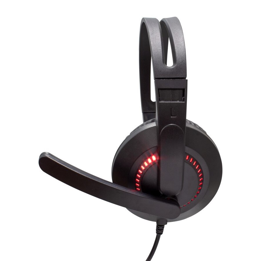 Set tastatura mouse, casti gaming, DENVER, RGB, Negru - eMAG.ro