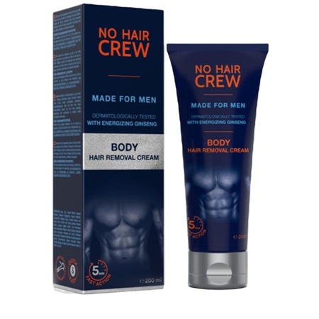 Crema depilatoare corp pentru barbati, MoreSept, No Hair Crew, 200 ml ...