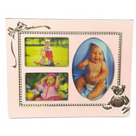 Rama foto, Poldom, 3 Fotografii, Roz - eMAG.ro