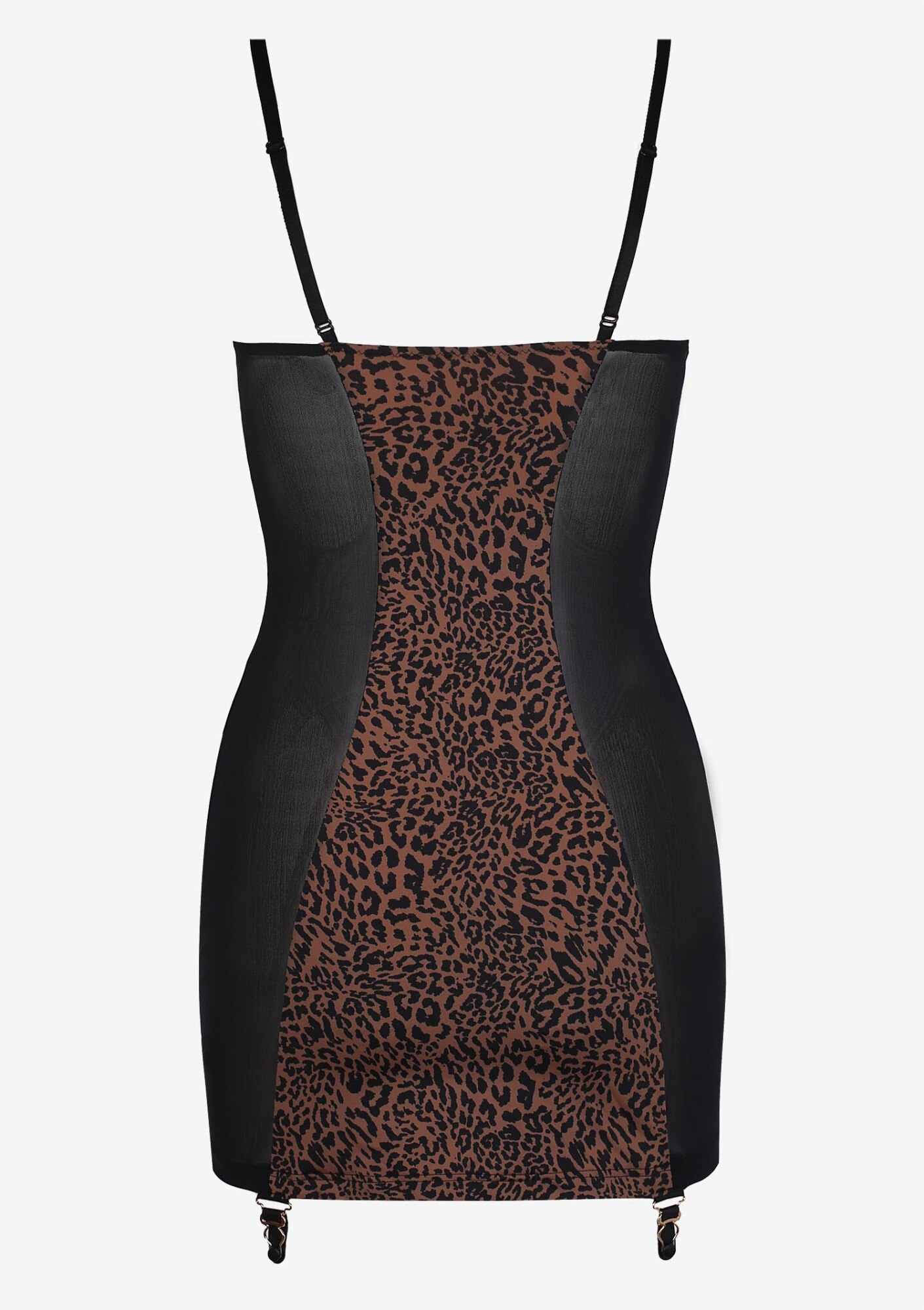 Furou cu imprimeu leopard, Marilyn, Maro/Negru, 44 - eMAG.ro