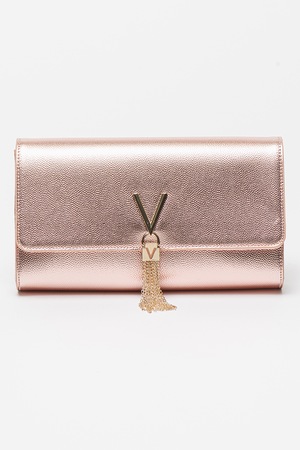 Valentino Bags, Geanta-plic de piele ecologica Divina, Roz - eMAG.ro