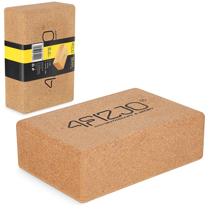 Caramida yoga, Cub de fitness, Bloc de yoga si Pilates, 4FIZJO, 22 x 14 ...