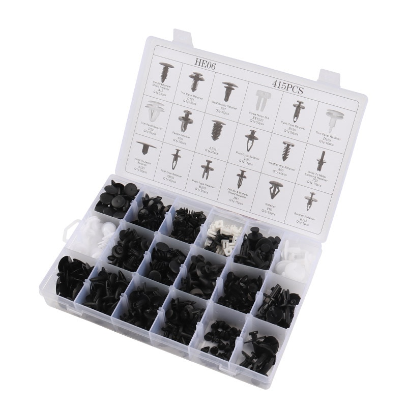 Set 456 clipsuri/cleme auto de fixare, ASKSA, 18 dimensiuni, universale ...