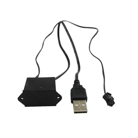 USB инвертор / конвертор за околна светлина EL wire, USB EL инвертор ...