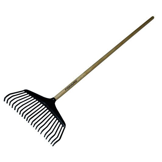 Grebla de frunze, Fiskars, Plastic, Negru - eMAG.ro