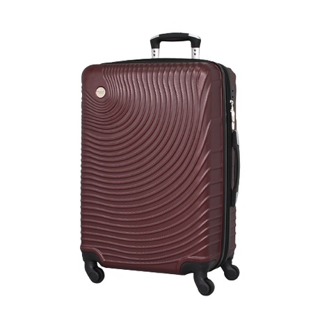 Valiza de voiaj, Perfect line, ABS, 65 x 26 x 45 cm, Expander, Visiniu ...