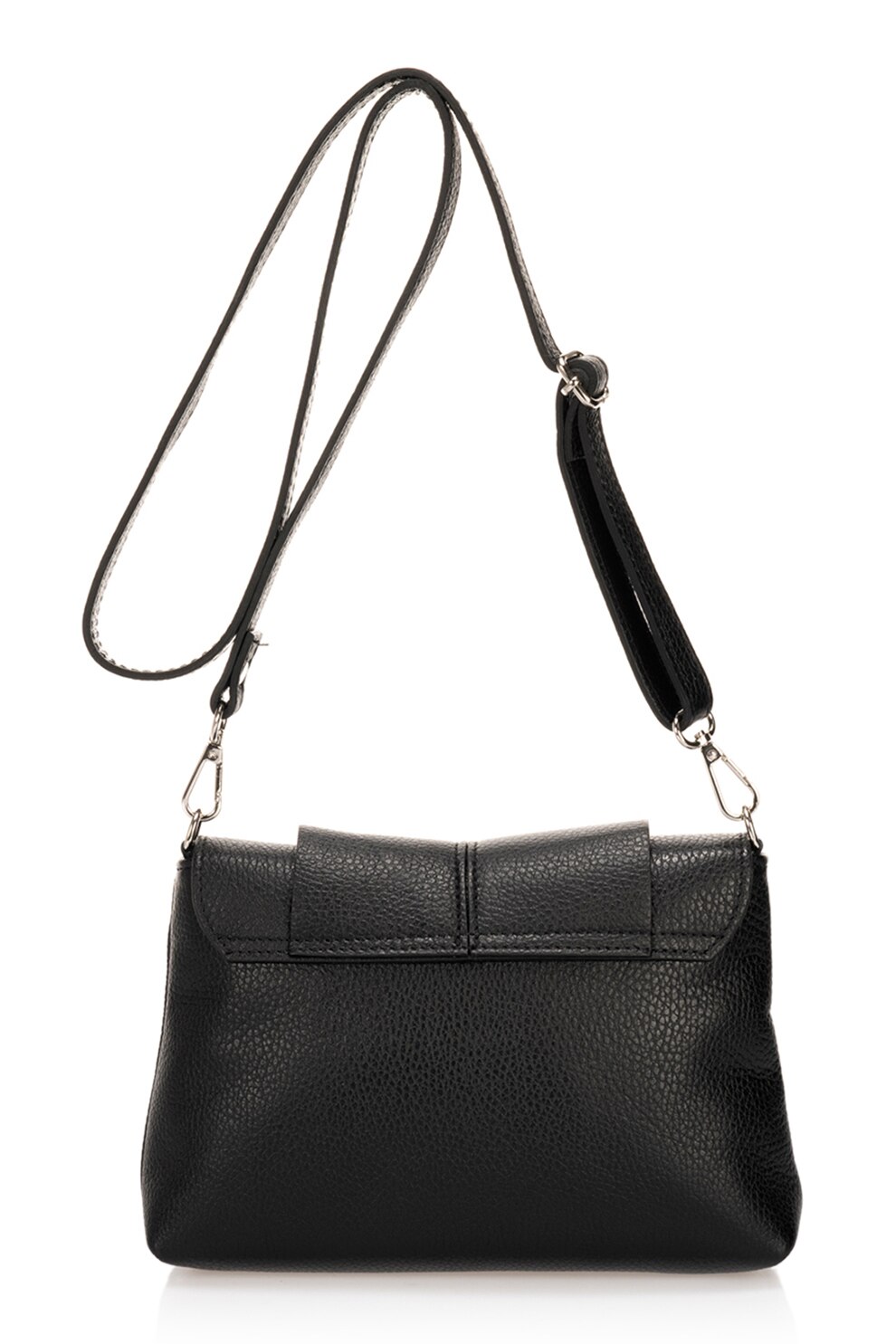 Massimo Castelli, Geanta crossbody din piele, Negru - eMAG.ro