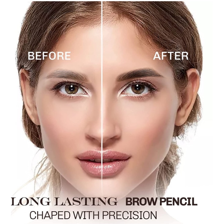 Set 5 creioane pentru sprancene, Rezistente la apa, Multicolor - eMAG.ro