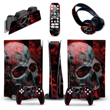 Set folii protectie consola/accesorii, PVC, Compatibil cu PlayStation5 ...