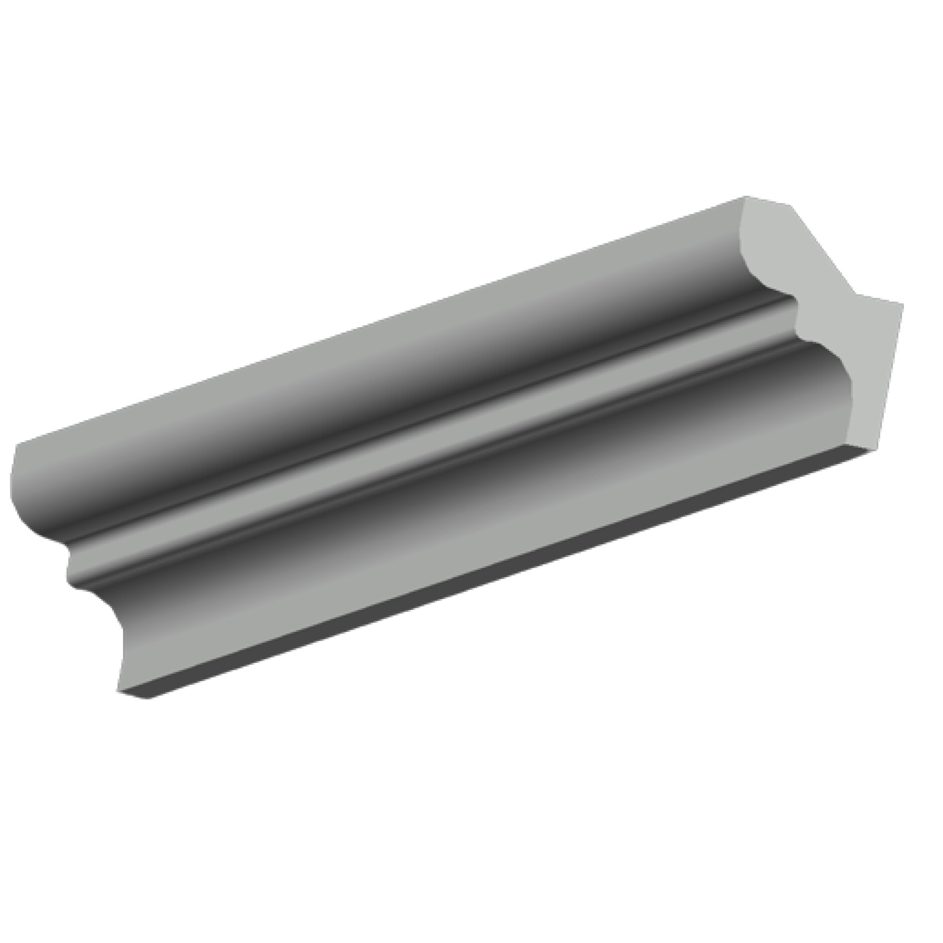 Scafa pentru banda LED T din polistiren extrudat de culoare alba H x 80 ...