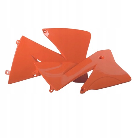 Capac radiator pentru KTM EXC 125, Polisport, Portocaliu - eMAG.ro