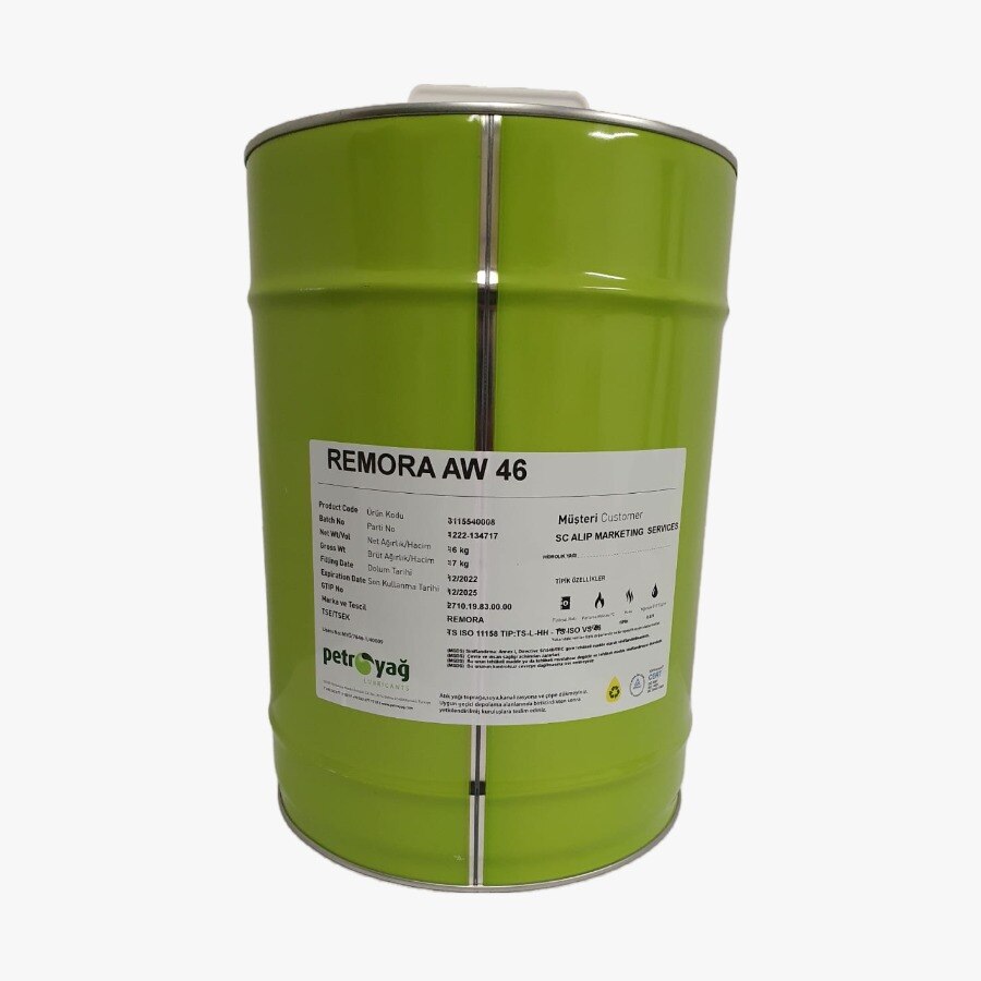 Ulei hidraulic hlp 46 - Remora AW 46 canistra 16 kg - eMAG.ro