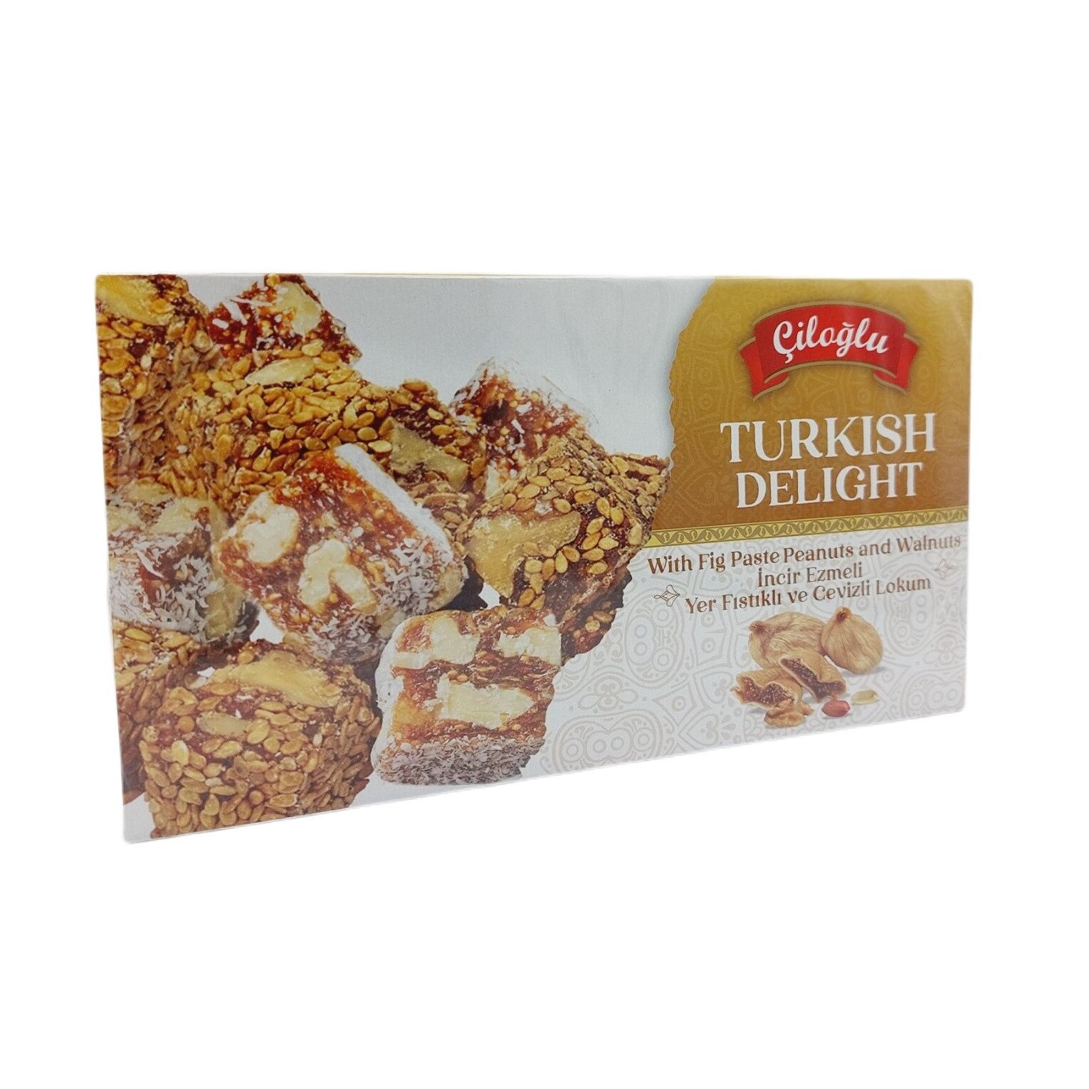 Rahat turcesc, Lokum cu smochine si arahide, Ciloglu, 300g - eMAG.ro