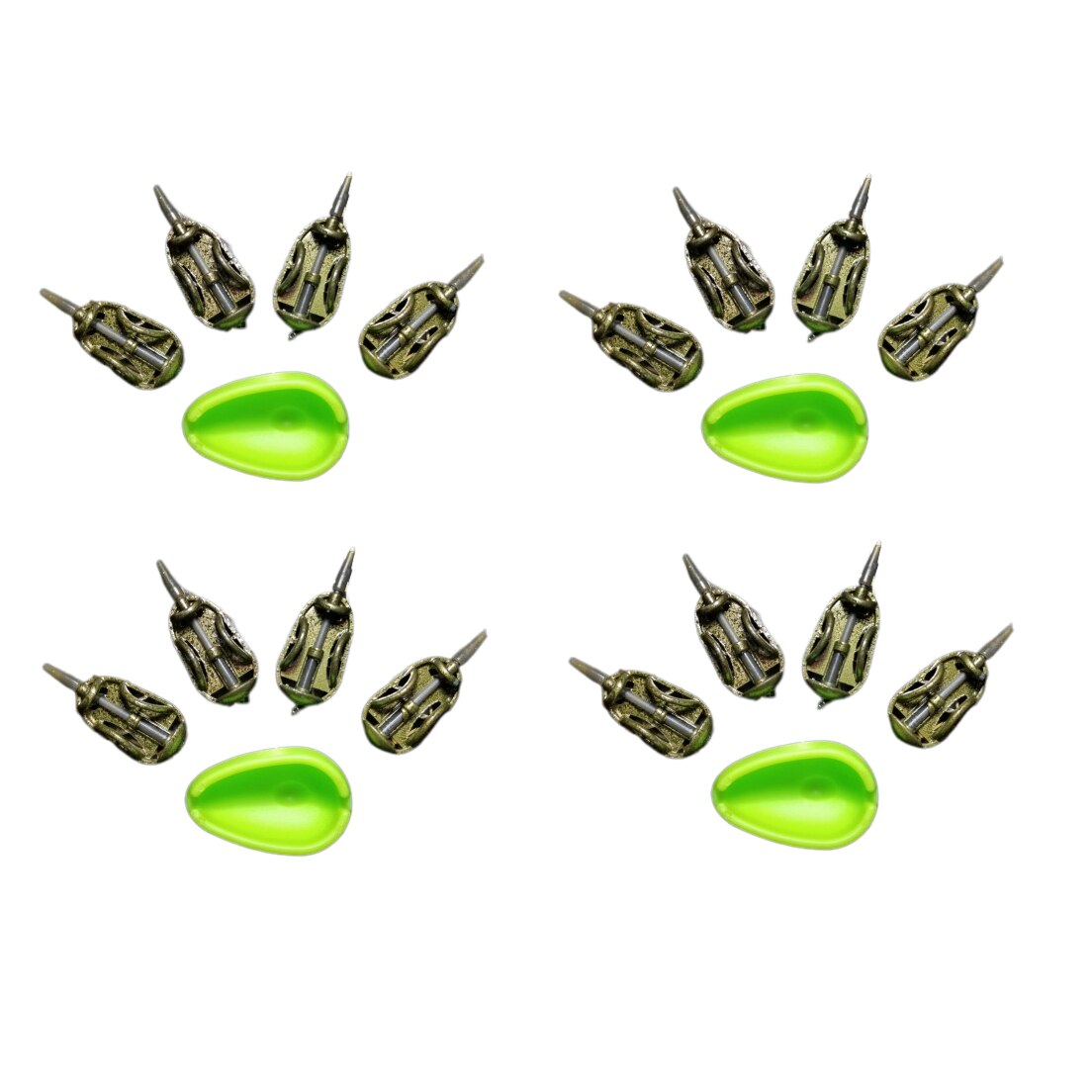 Set 16 Momitoare Method Feeder 20-30-40-50-60-70-80 gr plus 4 ...