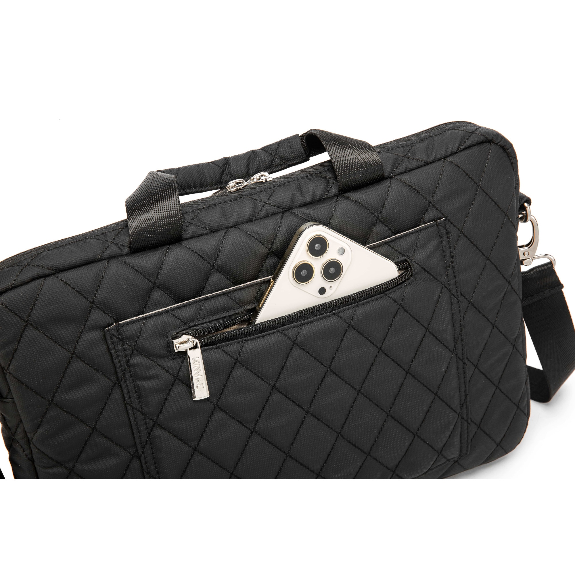 Kinmac Black Embroidery laptoptáska, 15,6" - eMAG.hu