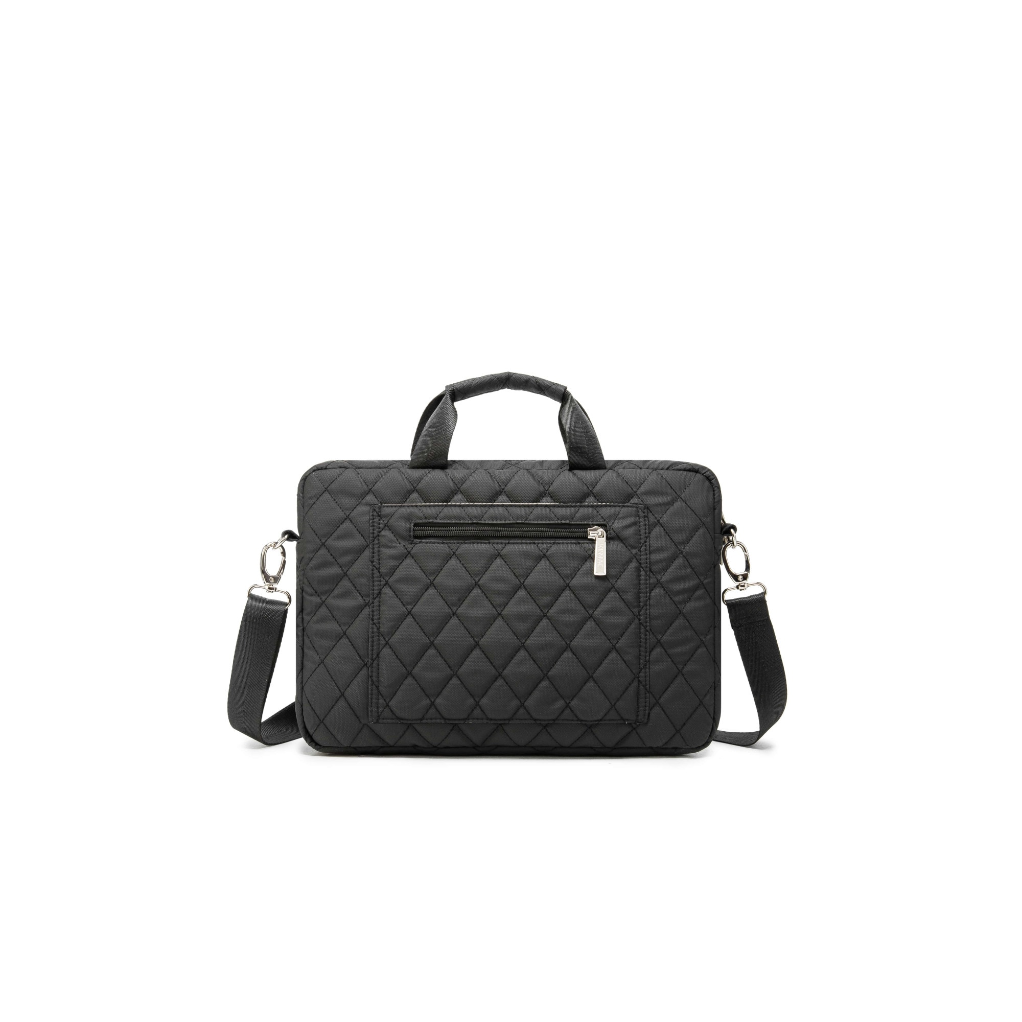 Geanta Laptop Kinmac Black Embroidery, 15.6" - eMAG.ro