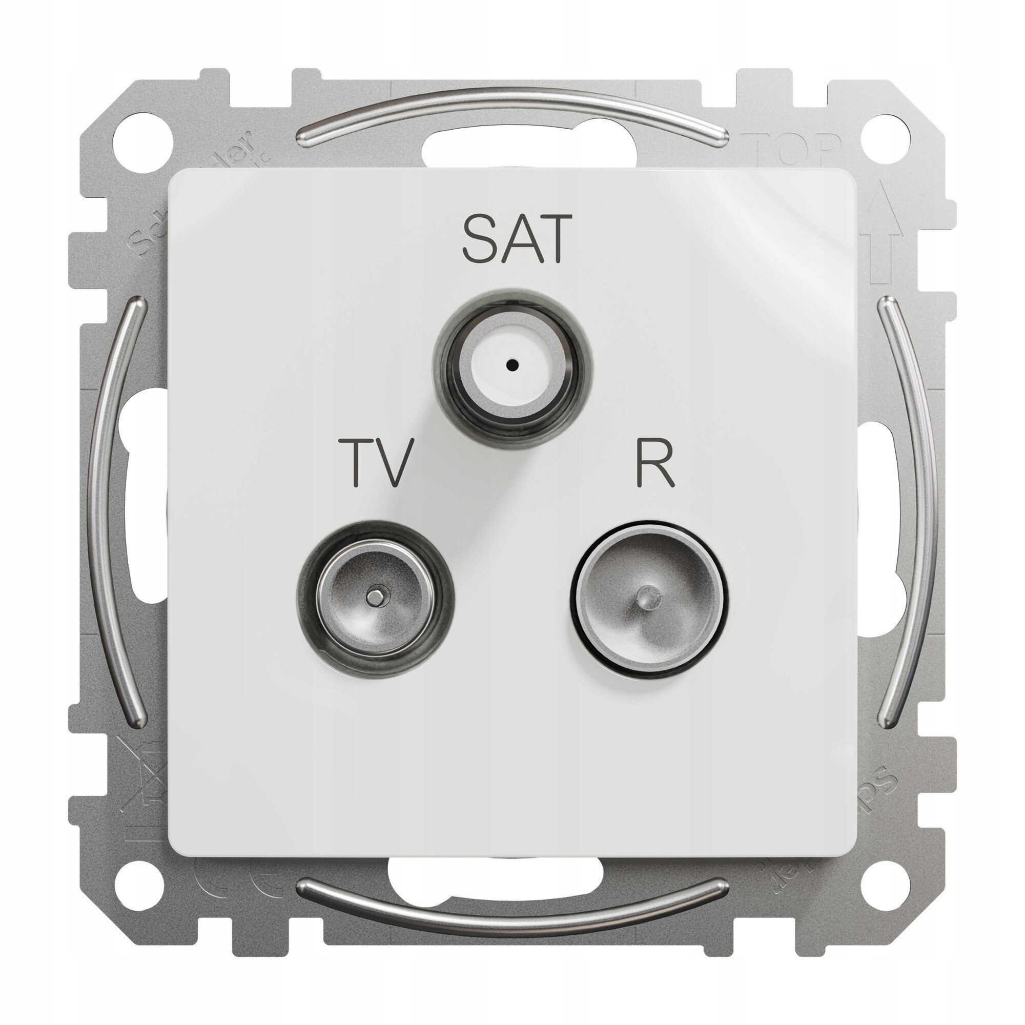 Priza TV Schneider Electric, Alb - eMAG.ro