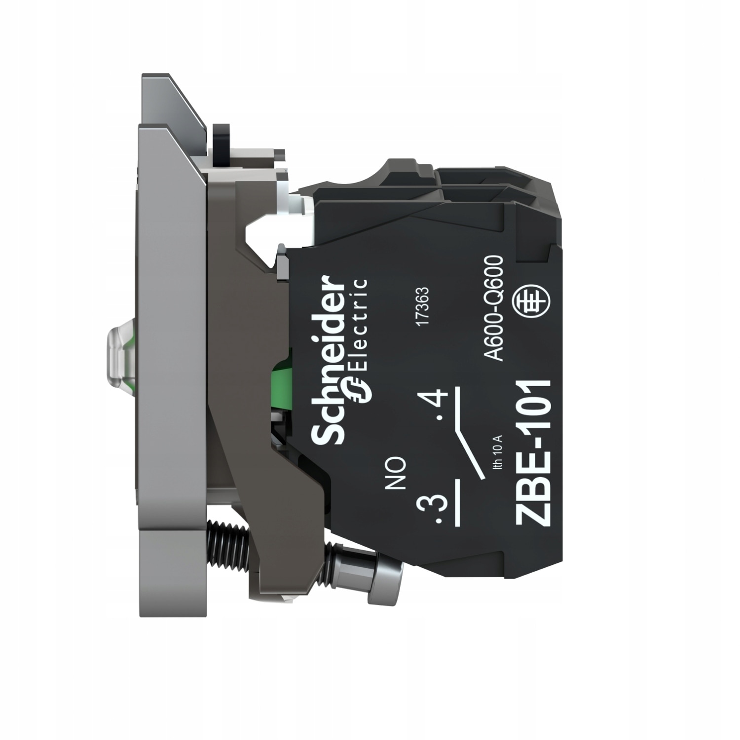 LED тяло на бутона, Schneider Electric Harmony XB4, Метал, 24V, Черен ...
