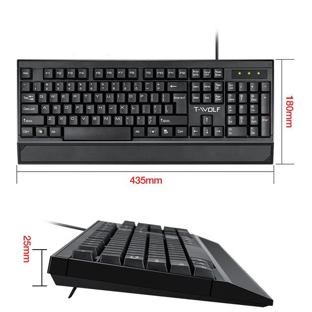 Tastatura numerica cu fir, Interlook, 435x180x25 mm, Negru - eMAG.ro