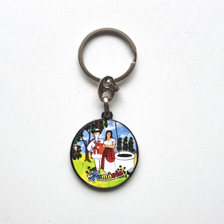 Breloc Traditional Romania, Inedit Print, SVR15, 3,5 cm - eMAG.ro