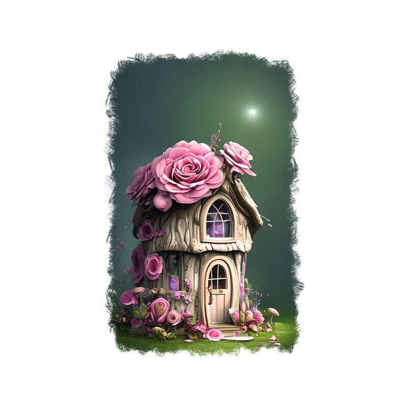 Sticker decorativ, Casuta, Verde, 85 cm, 6745ST - eMAG.ro