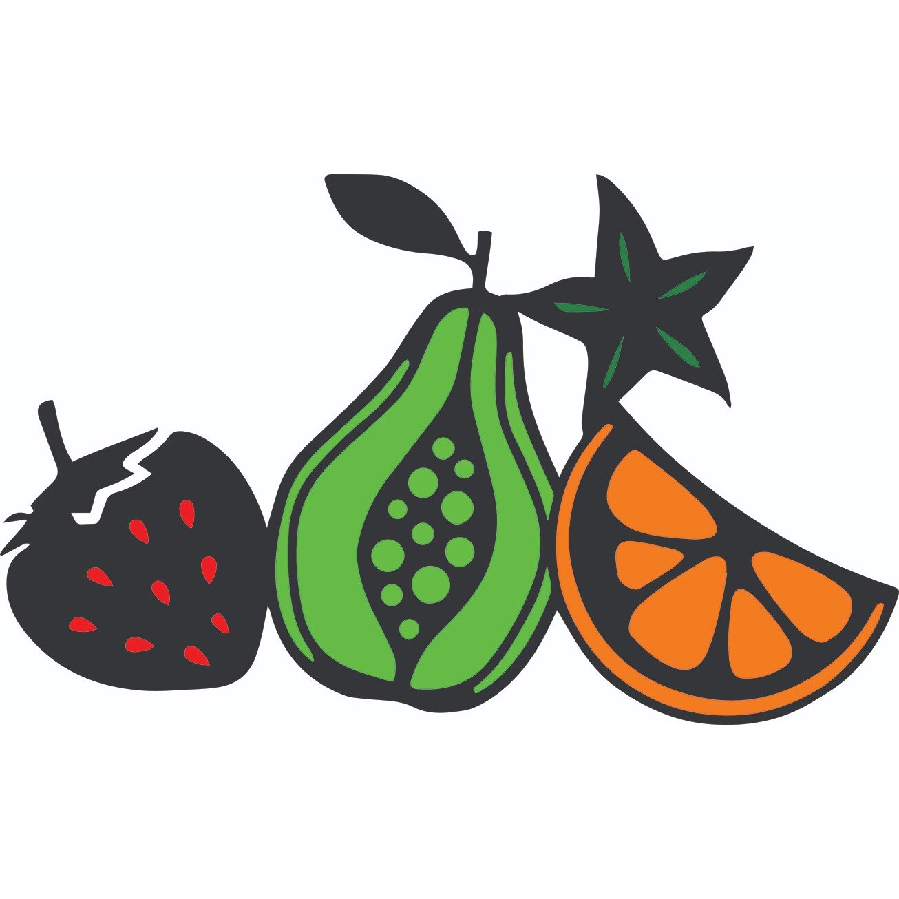 Sticker decorativ, Fructe, Verde, 85 cm, 7117ST-1 - eMAG.ro