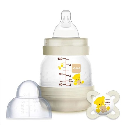 Biberon MAM Anti-Colic Easy Start 0M +,130 ML si Suzeta - eMAG.ro