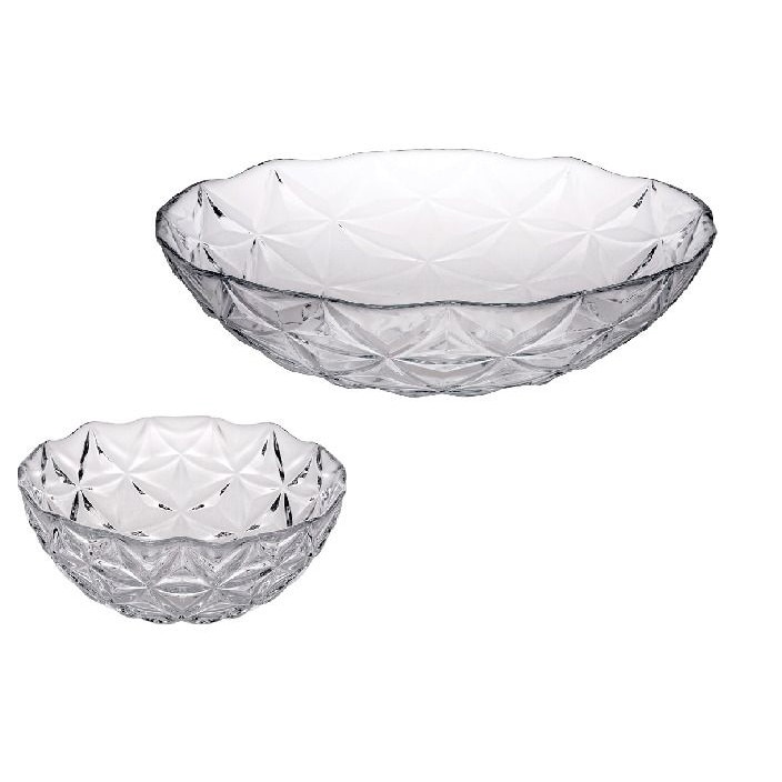 Set 7 boluri din sticla pentru salata, 1 bol mare si 6 mici, Pasabahce ...