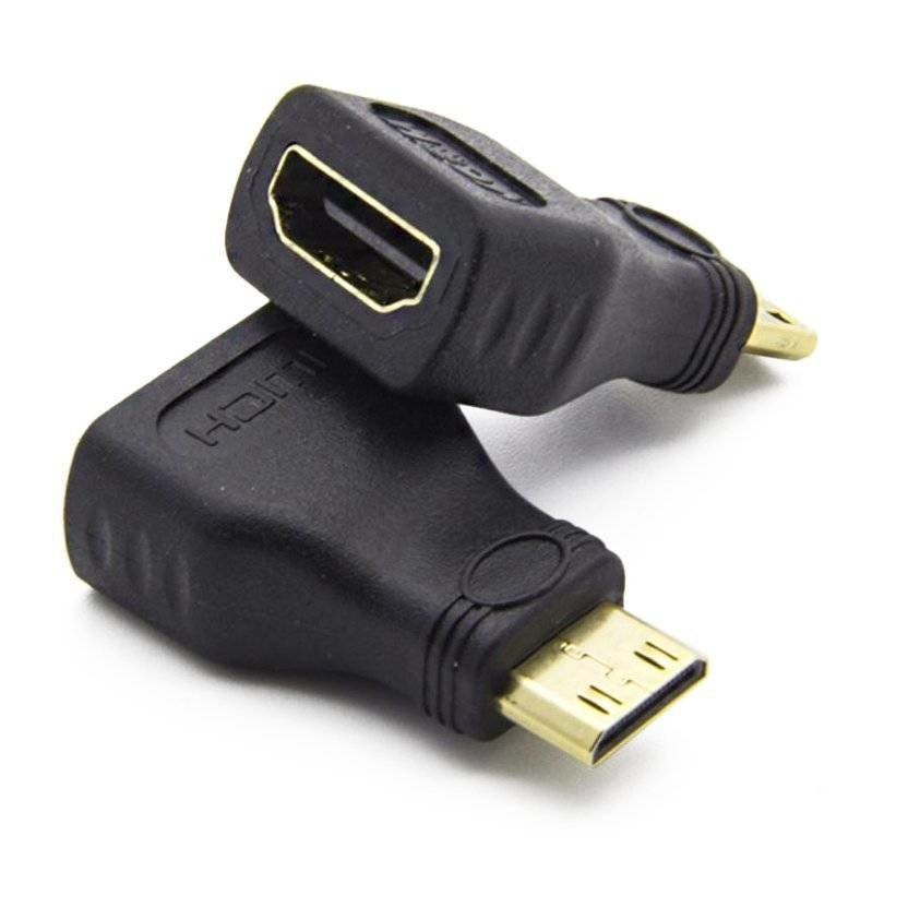 Adaptor HDMI la Mini HDMI si Micro HDMI, Interlook, 4K, 3D, Negru - eMAG.ro