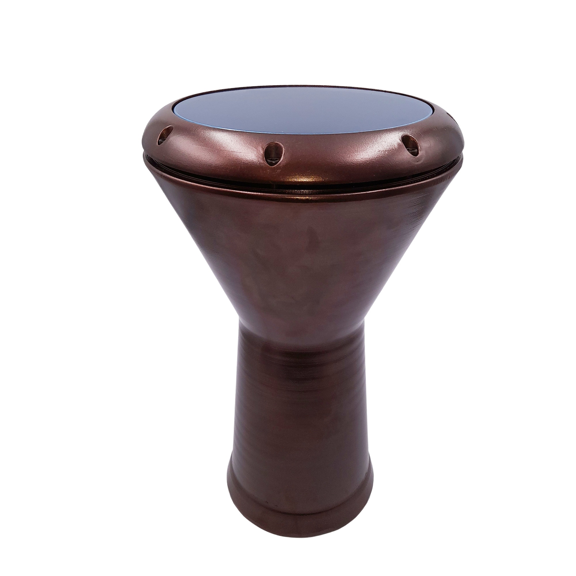 Tarabana IdeallStore®, Oriental Sounds, metalica, 44 cm, maro, husa ...