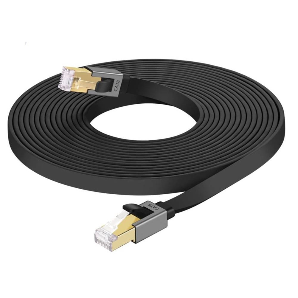 Ethernet кабел, Interlook, LAN Cat. 6а, 5 м, Черен - eMAG.bg