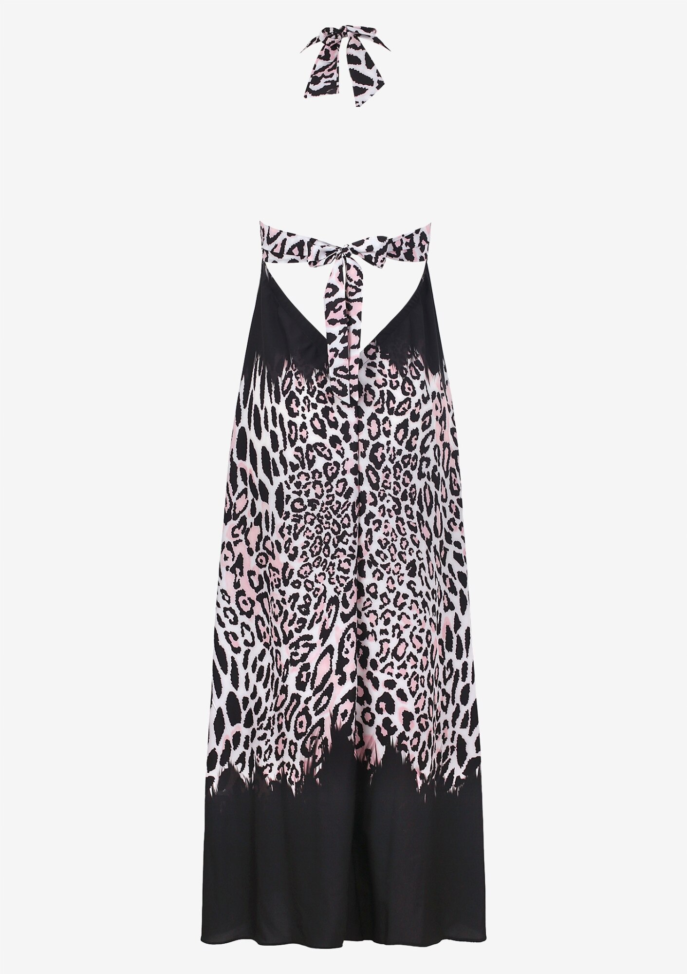 Rochie lunga de plaja, Marilyn, Wild Beach, Poliamida, Roz/Negru, L/XL ...