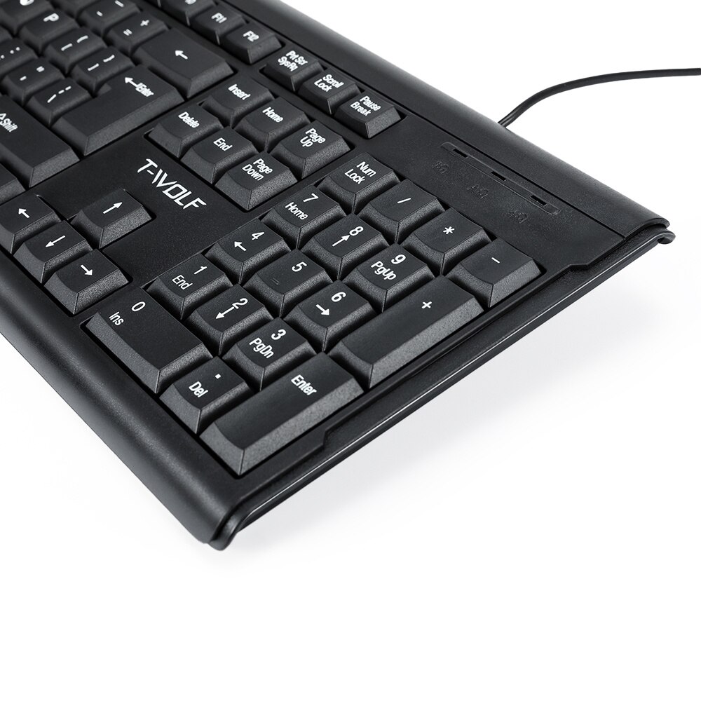 Tastatura si mouse birou T-Wolf TF500, Interlook, 1000 DPI, 445x145x20 ...