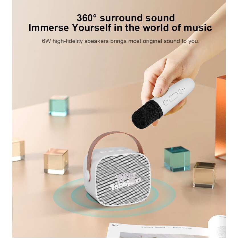SMART TabbyBoo MK1 караоке микрофон за деца и възрастни, с отделен ...