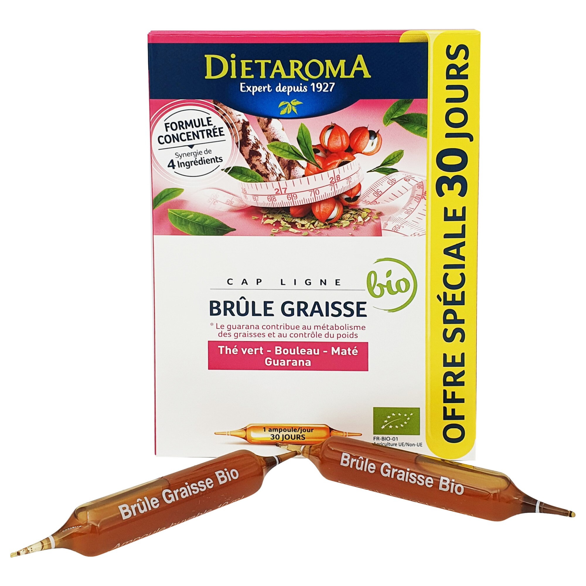 Supliment alimentar Dietaroma, Arderea grasimilor BIO 30 de fiole ...