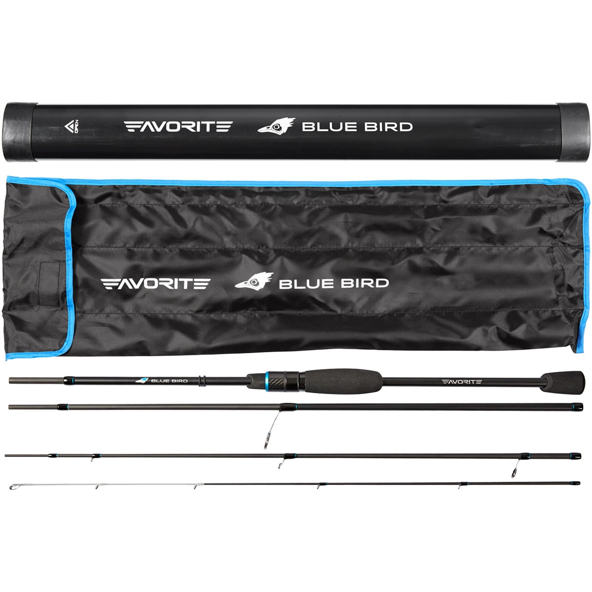 Lanseta travel Favorite Blue Bird Compact BB1-804L-T 2.40m 3-12g Fast ...