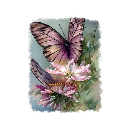 Sticker decorativ, Fluture, Mov, 70 cm, 6886ST - eMAG.ro