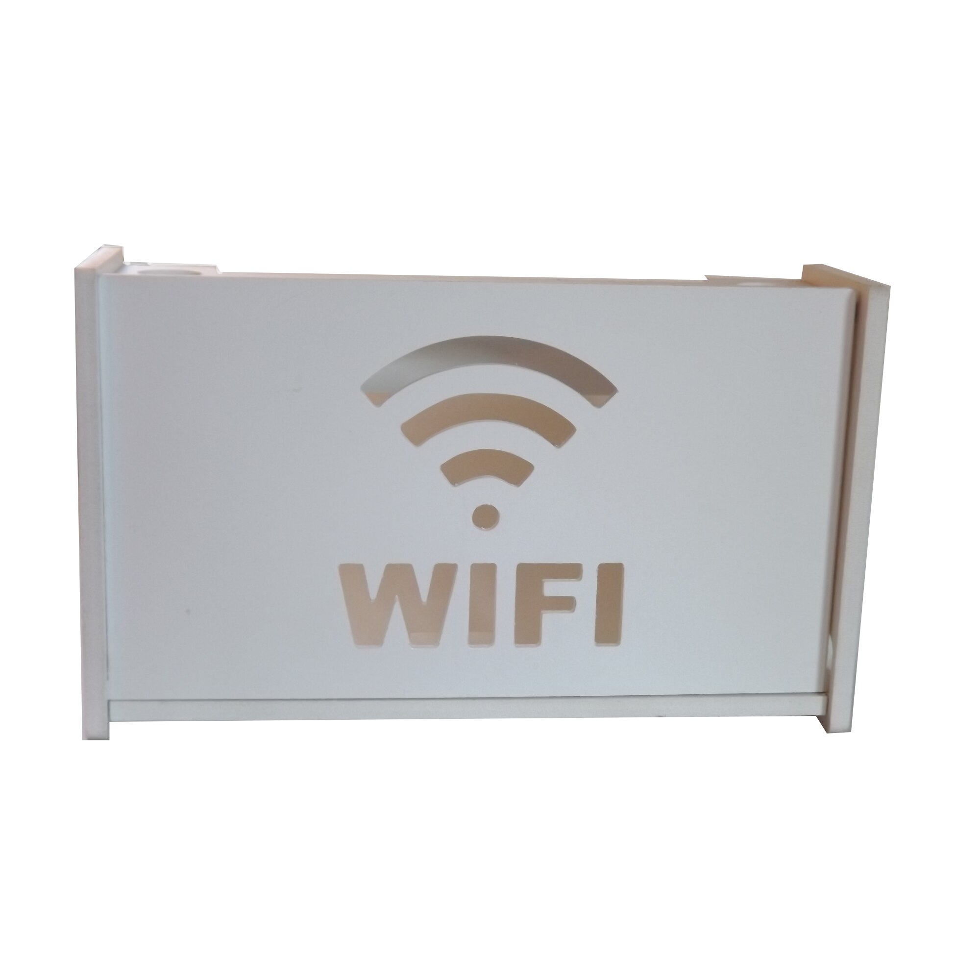 Masca suport wireless pentru echipamente si cable Pvc alb, Mos119, 35 x ...