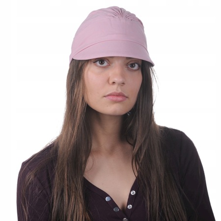 Sapca dama, Eva Design, Viscoza, Roz, 54-60 cm - eMAG.ro